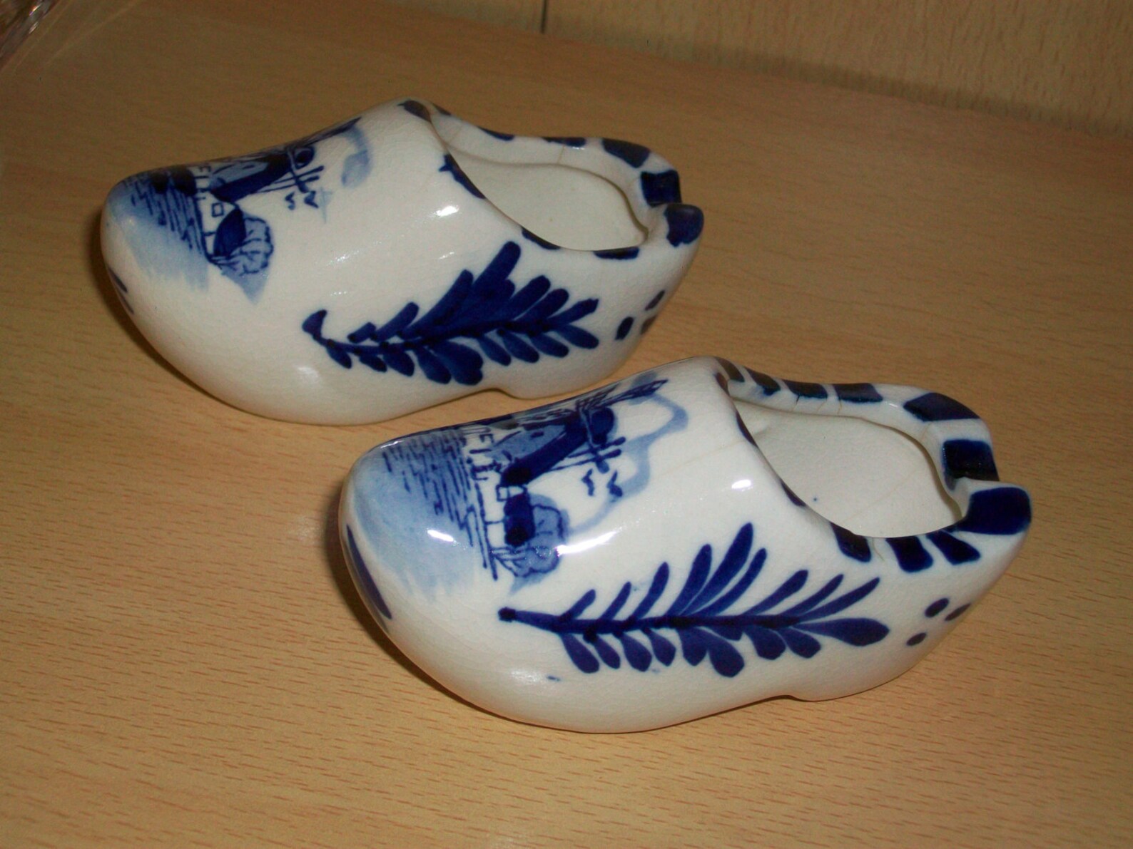 SALE A Pair of Vintage Delft Blue Clogs C. 1960s | Etsy