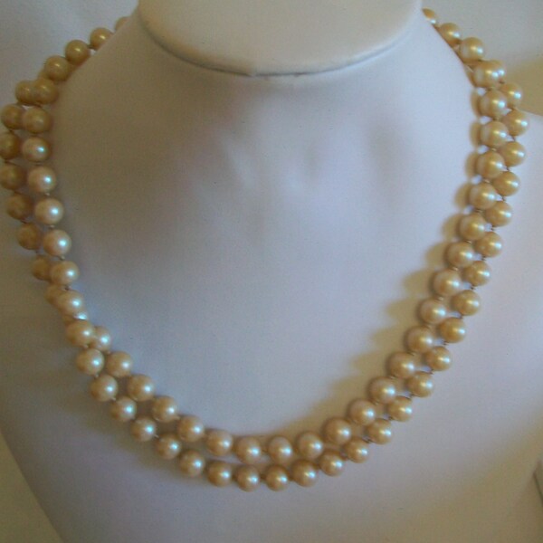 Two Strand Pearl - Etsy