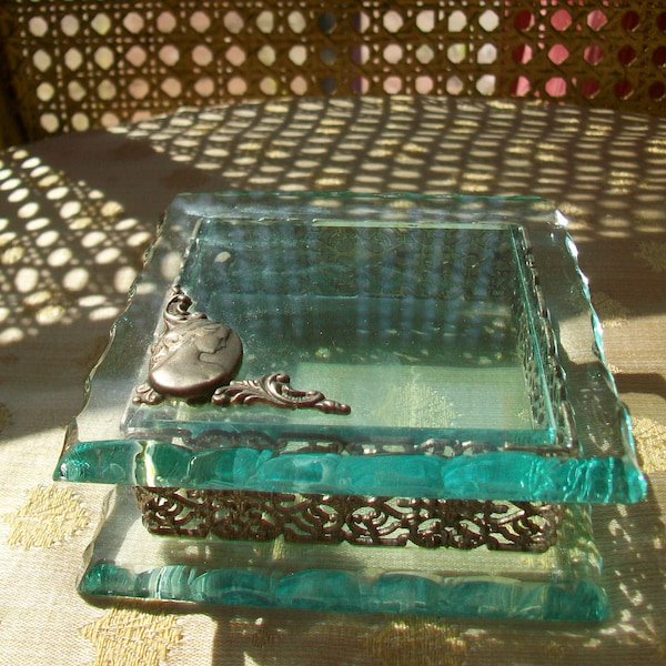 Glass Trinket - Etsy