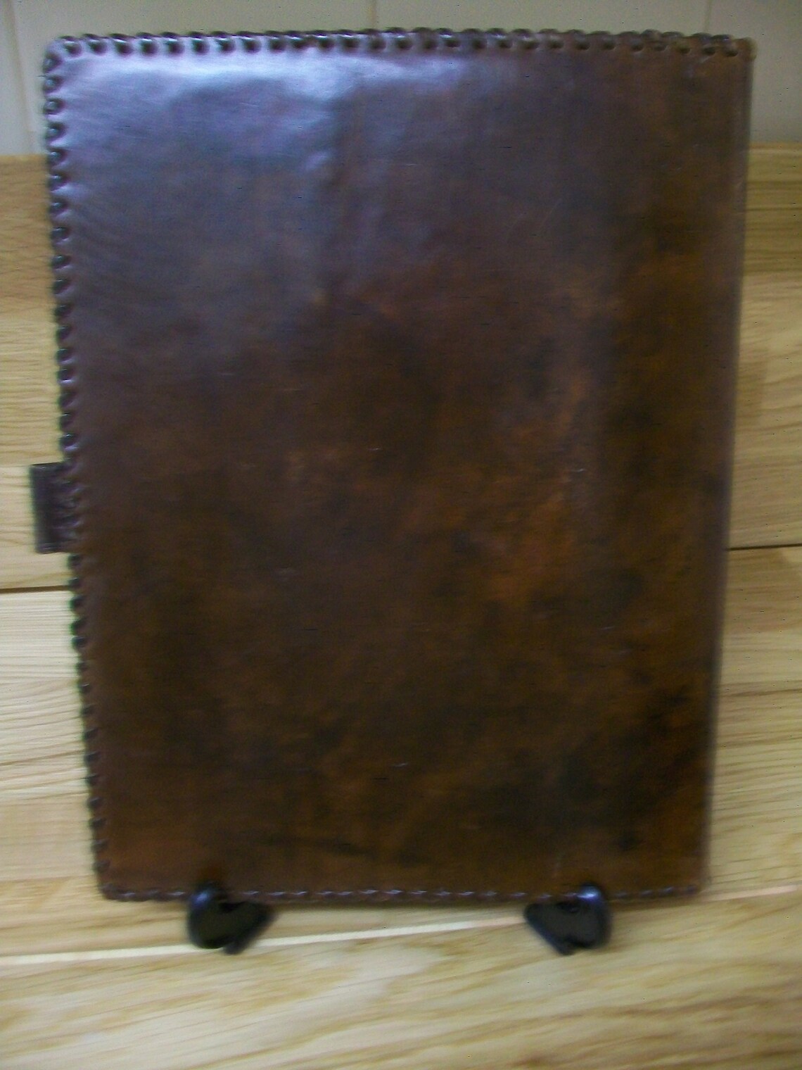 Antique decorated leather writing case with separate leather | Etsy