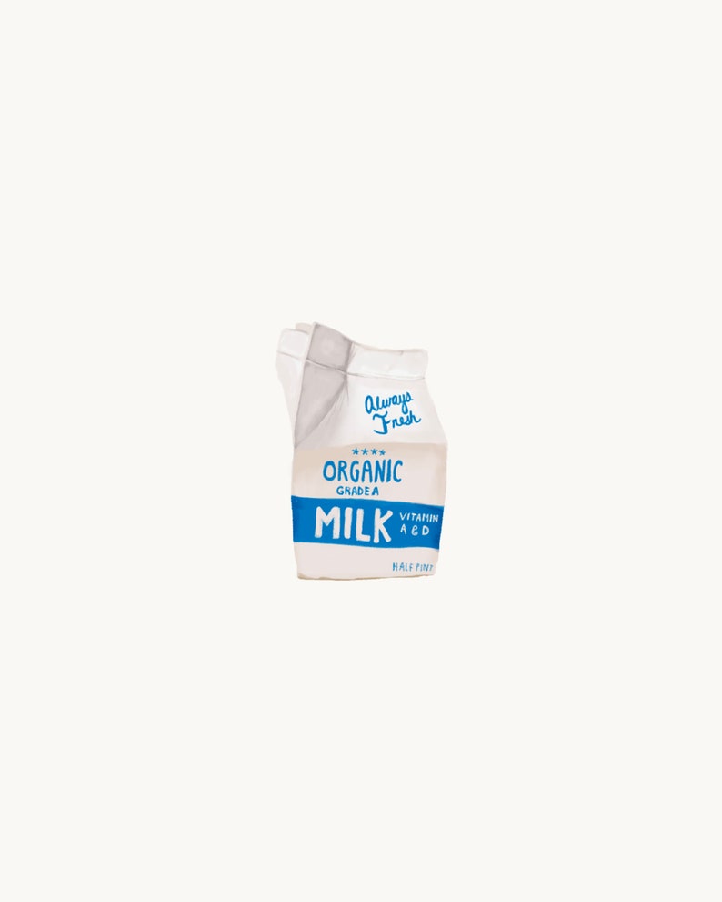 Milk Carton (2020) - 5" X 7" - Etsy