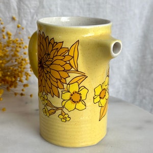 Irish Brendan Erin Stoneware Yellow Speckled Creamer Made in Arklow ...