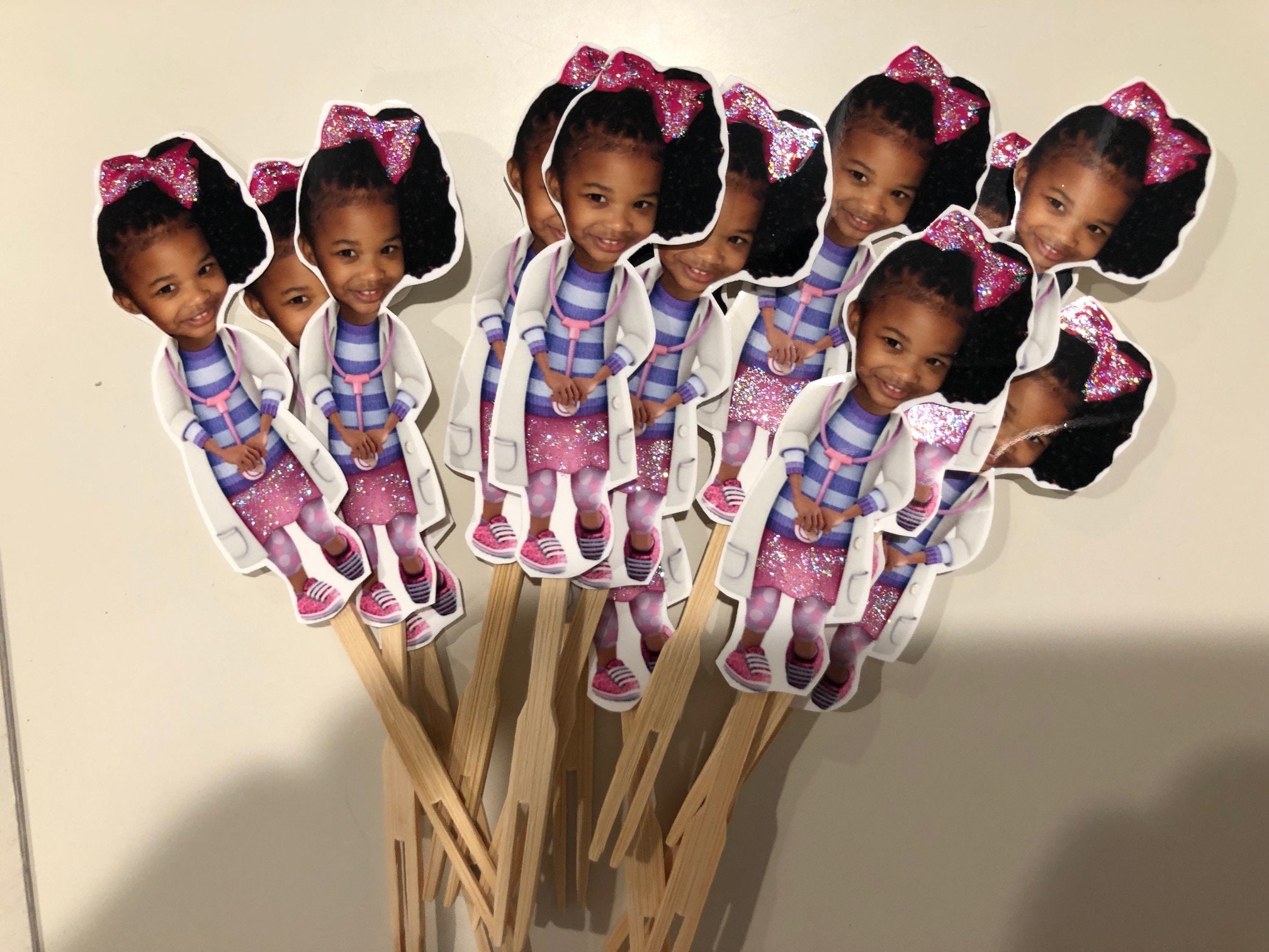 Birthday Full Body Photo Cupcake Toppers . | Etsy