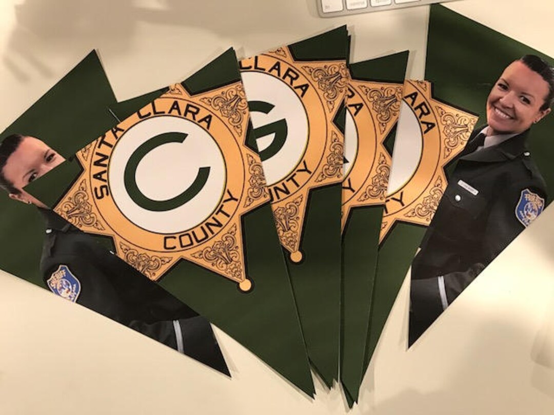 DIY Police, Sheriff or Fire Flag Banner Printable File - Etsy