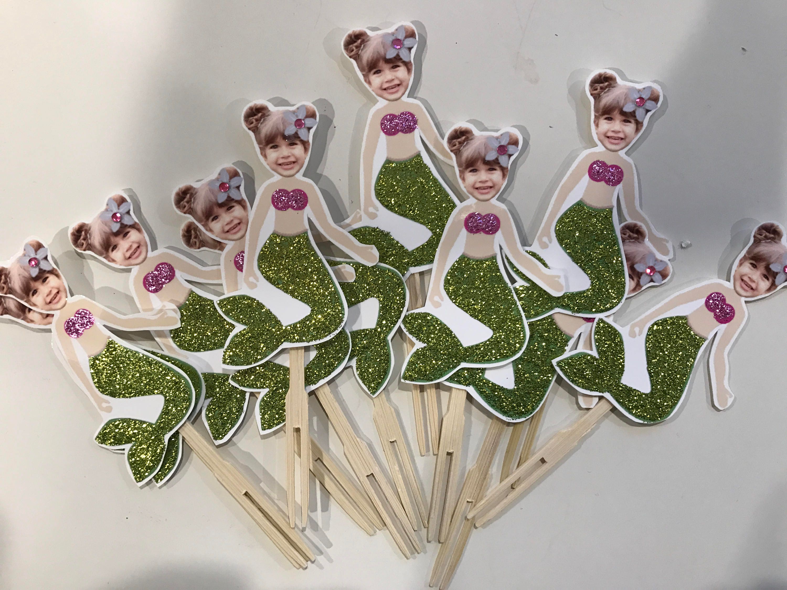 Photo Cupcake Toppers Full Body. Set of 12 With Glossy Finish. - Etsy