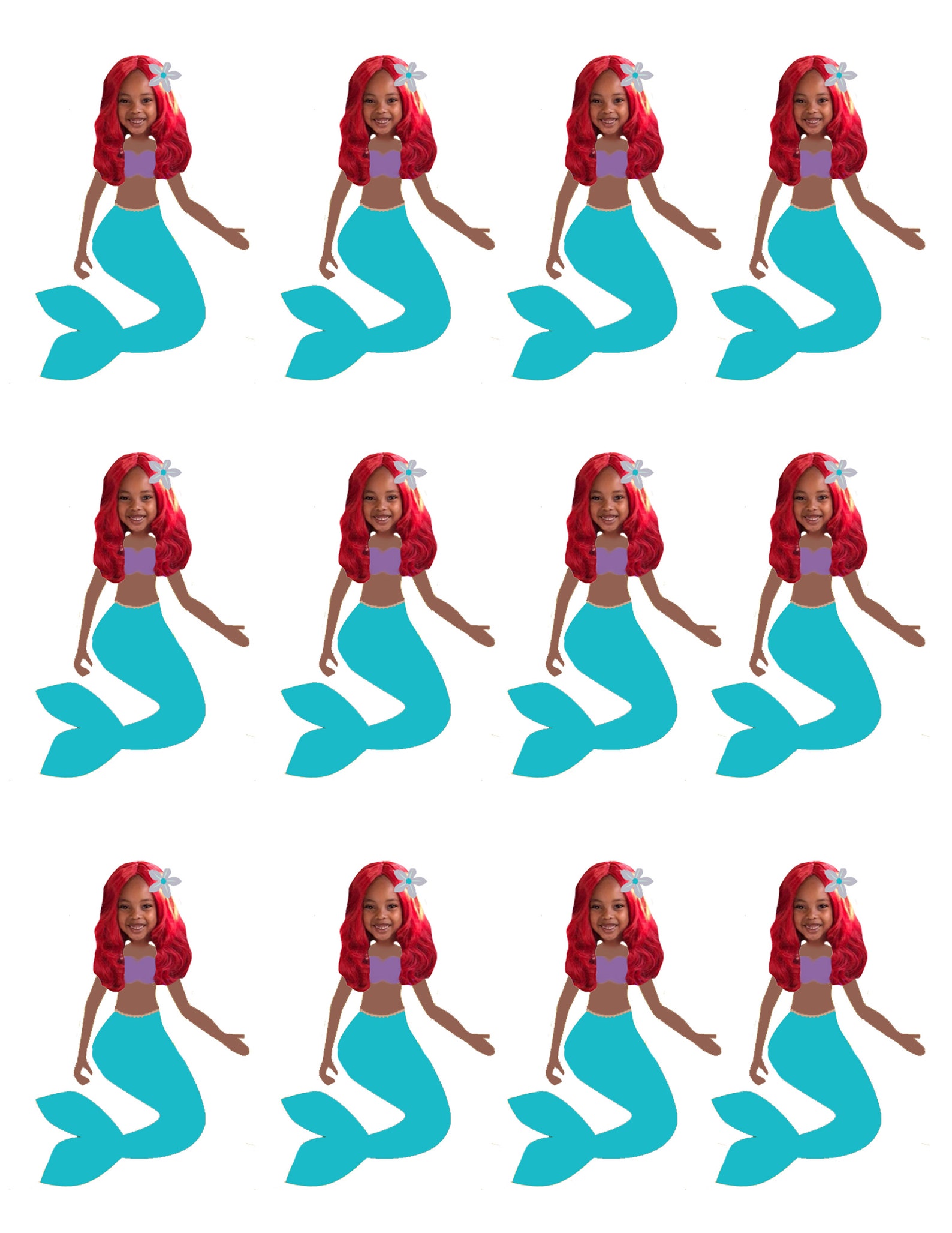 DIY Printable Full Body Themed Photo Cupcake Toppers. | Etsy