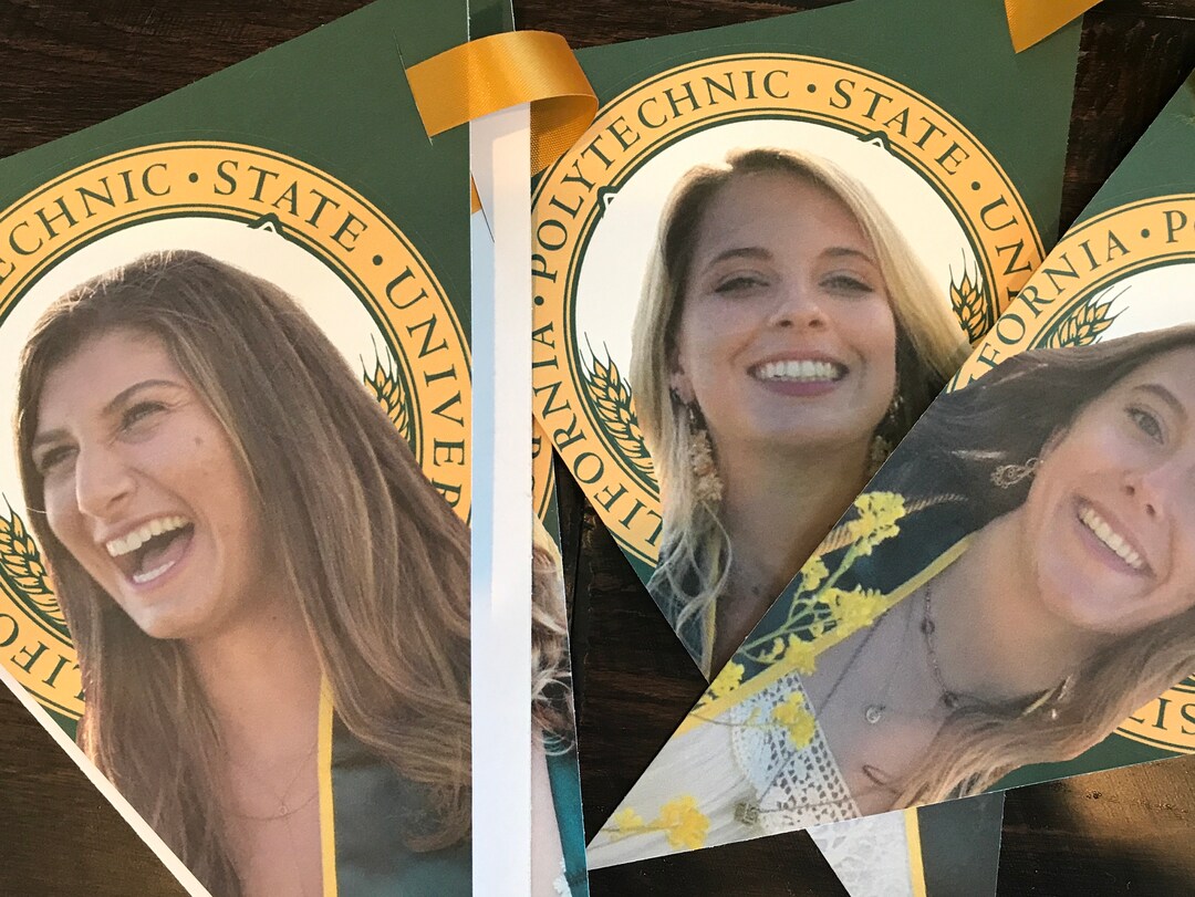 DIY Graduation or College School Flag Banner Printable File Only - Etsy