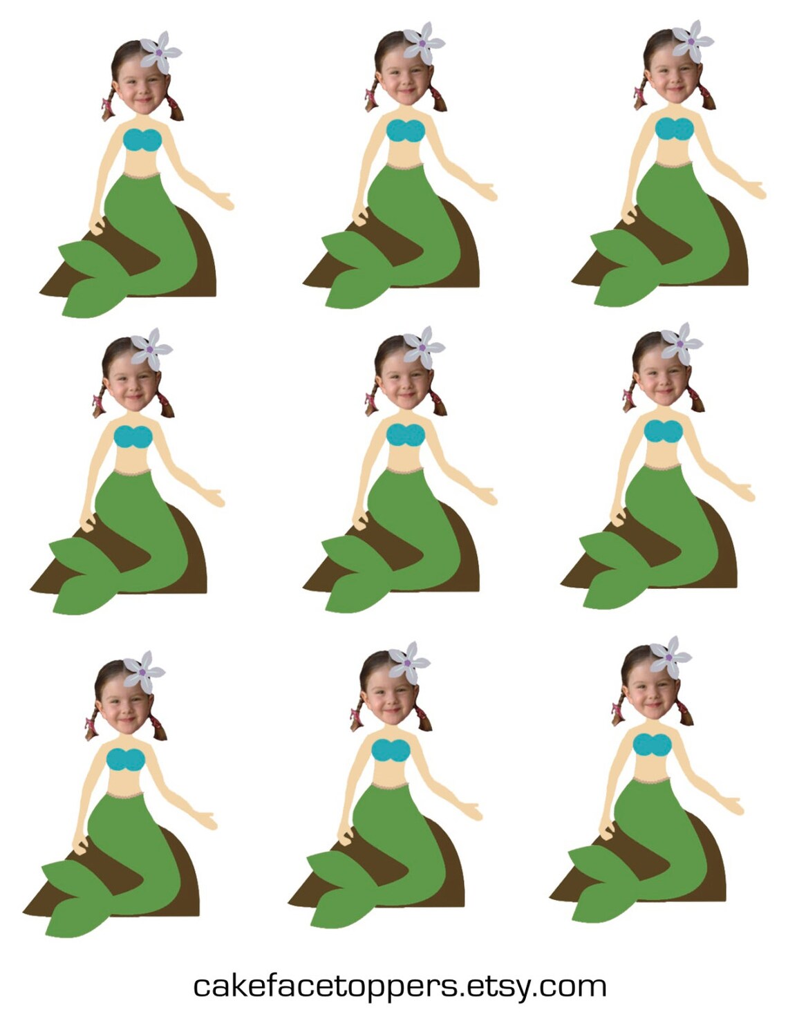 DIY Printable Full Body Themed Photo Cupcake Toppers. | Etsy