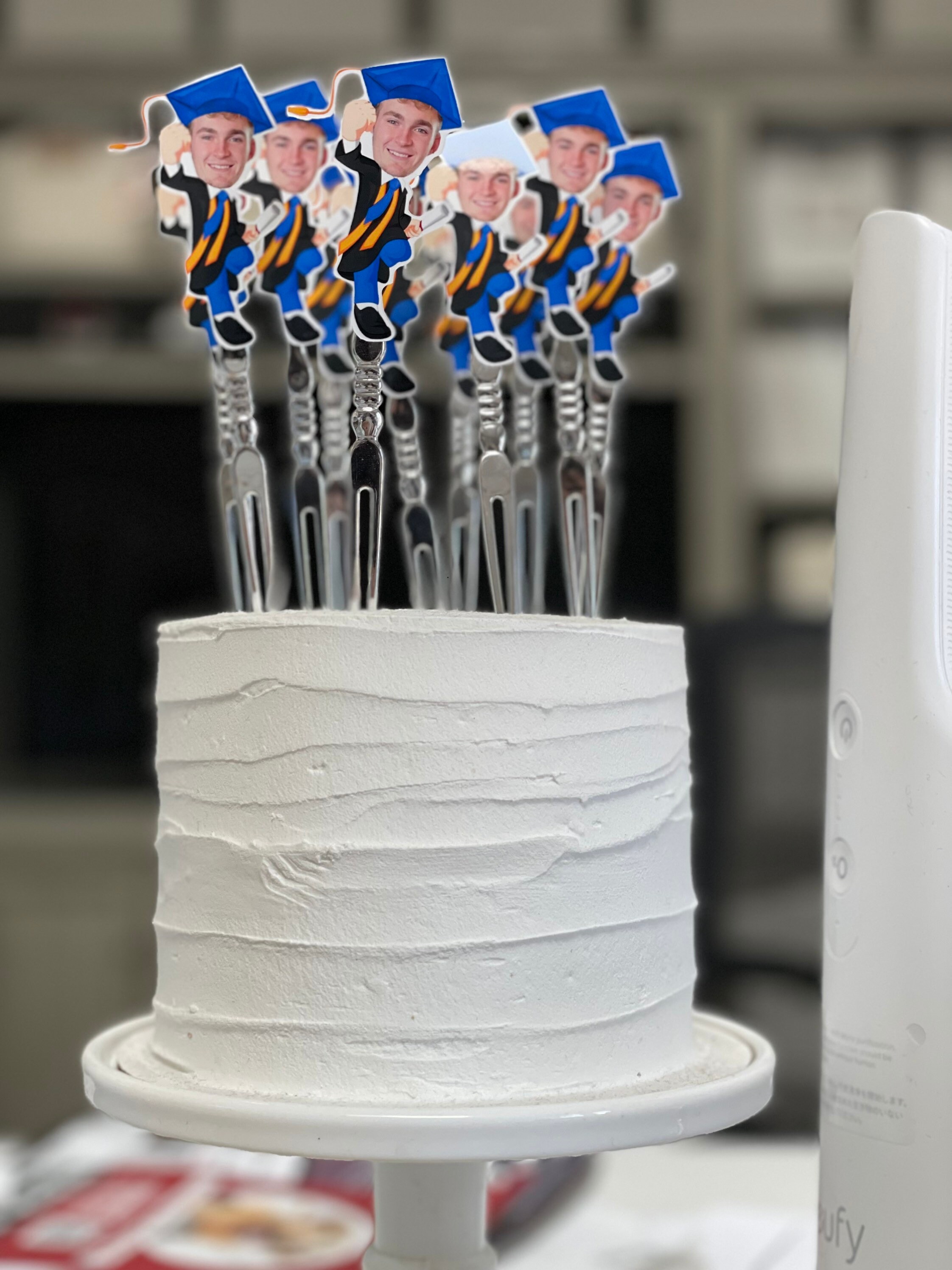 Graduation Full Body Photo Cupcake Toppers or Drink Stir - Etsy