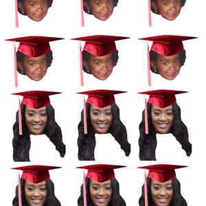 Printable PDF Do It Yourself Personalized Graduation Hat Photo - Etsy