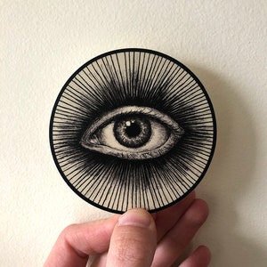 Eye Vinyl Sticker - Waterproof Sticker - Vinyl Phone Sticker - Vinyl ...