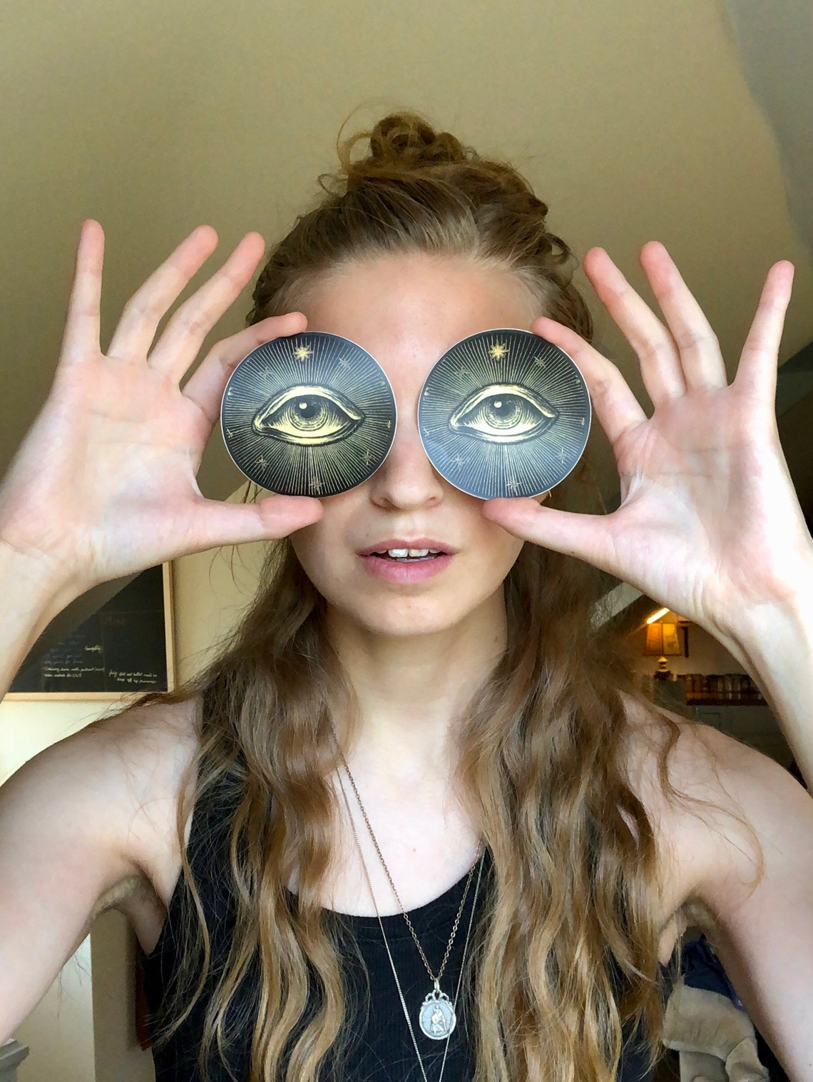 Golden Eye Vinyl Sticker All Seeing Eye Vinyl Sticker - Etsy