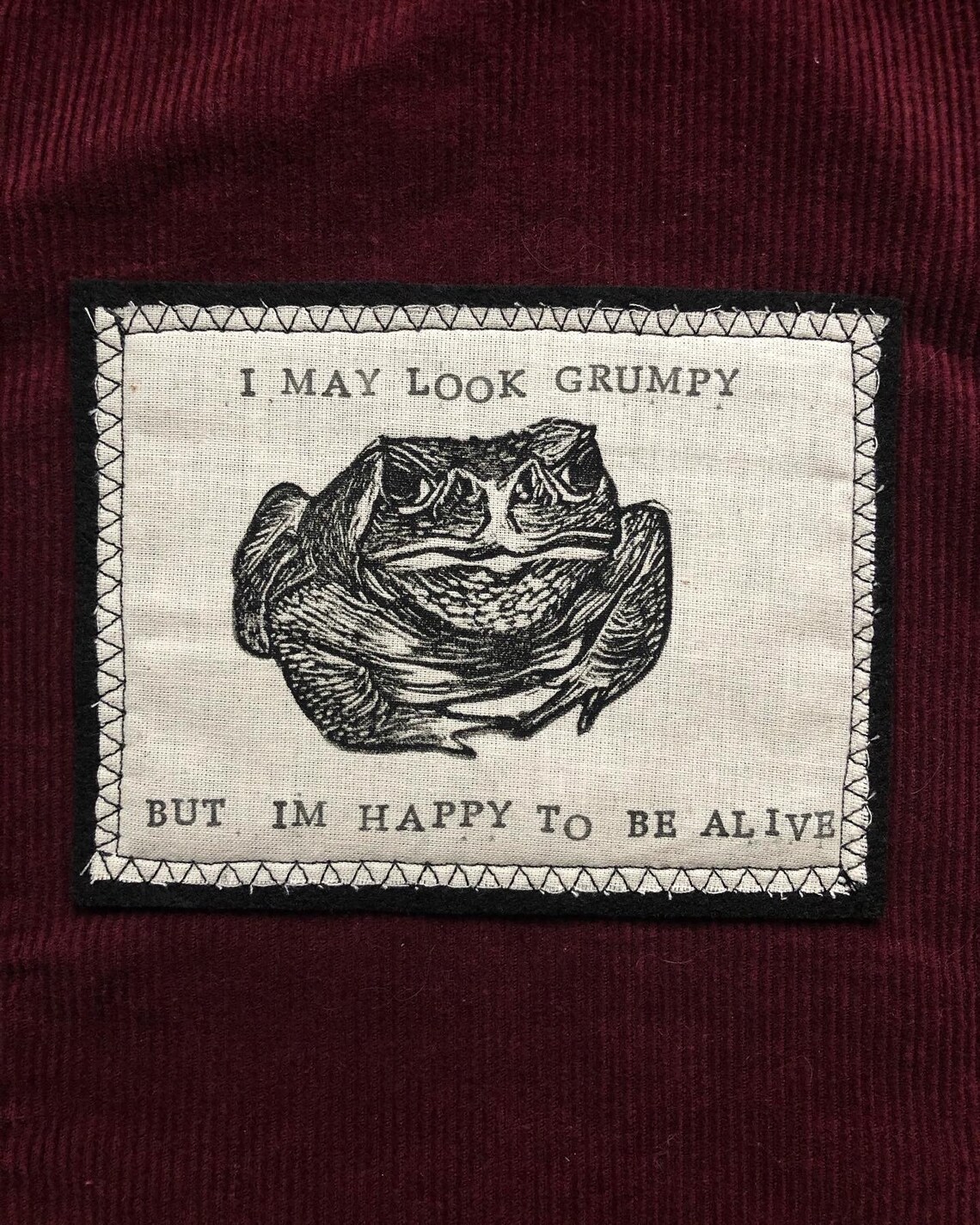 Handmade Toad Patch Iron on Toad Patch Sew on Toad Patch - Etsy