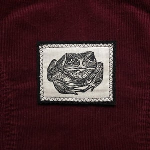 Handmade Toad Patch No Text- Frog Patch - Toad Patch - Iron on Patch ...
