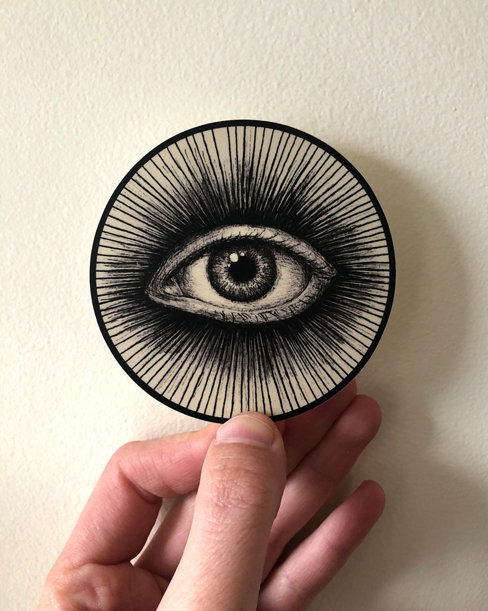 Eye Vinyl Sticker Waterproof Sticker Vinyl Phone Sticker - Etsy