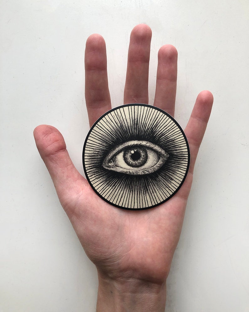 Eye Vinyl Sticker Waterproof Sticker Vinyl Phone Sticker - Etsy