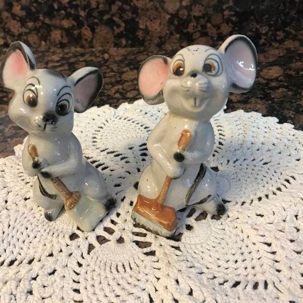 Porcelain Mice - Etsy