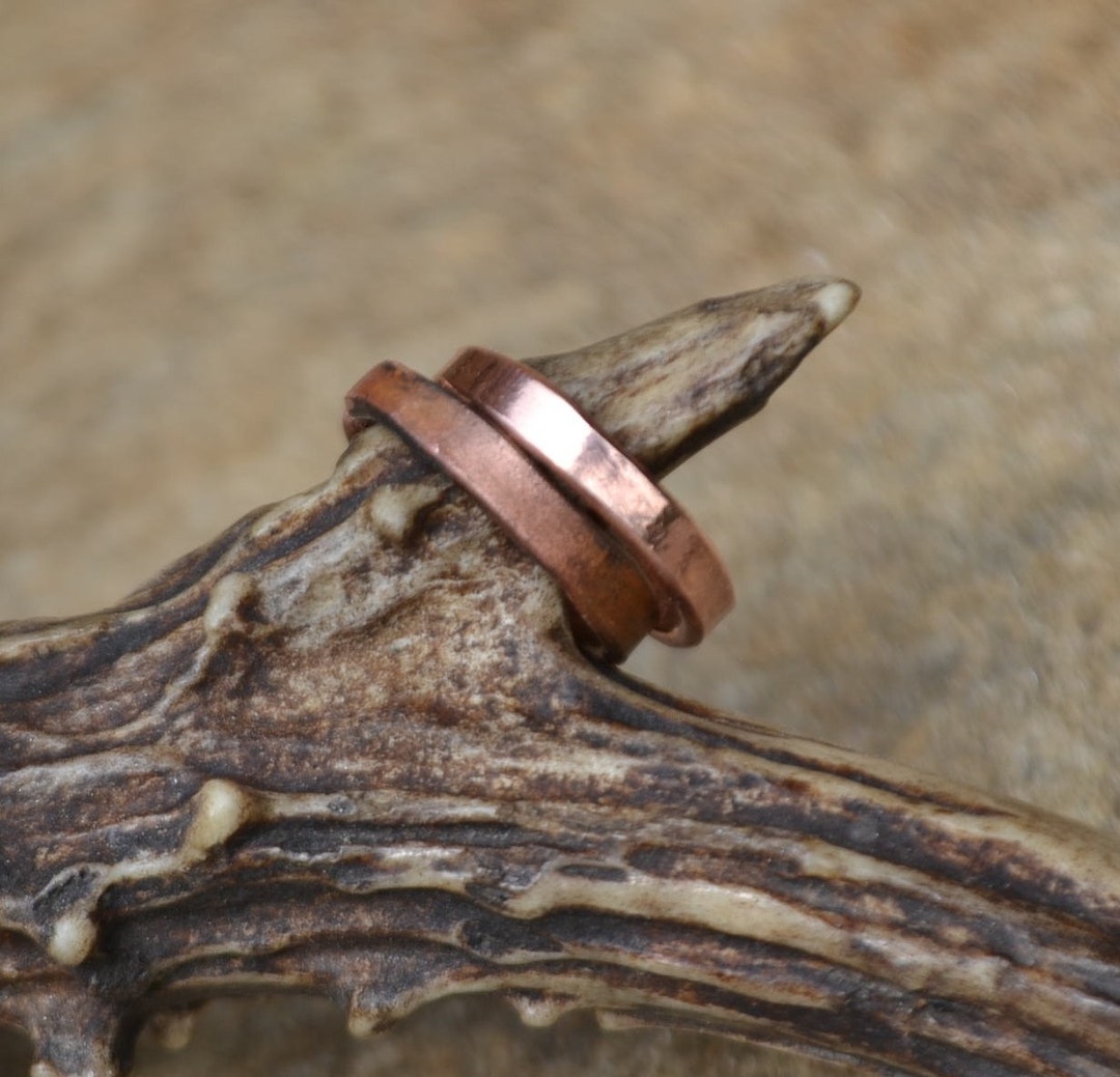Simple Adjustable Copper Ring Band, Simple Copper Ring Band, Adjustable ...