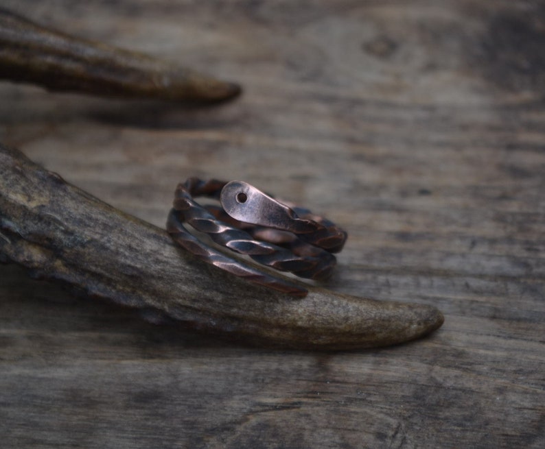 Snake ring hand forged snake ring serpent ring torc ring | Etsy