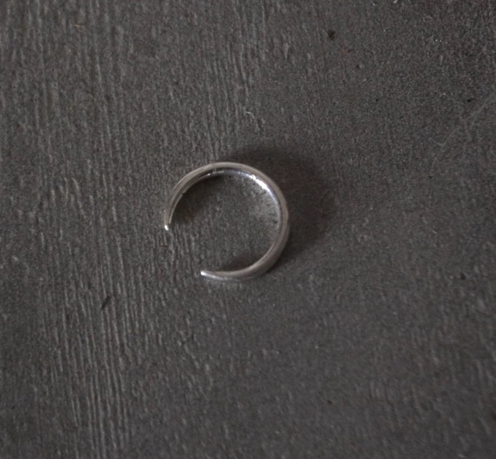 Open septum nose ring sterling septum ring sterling silver | Etsy