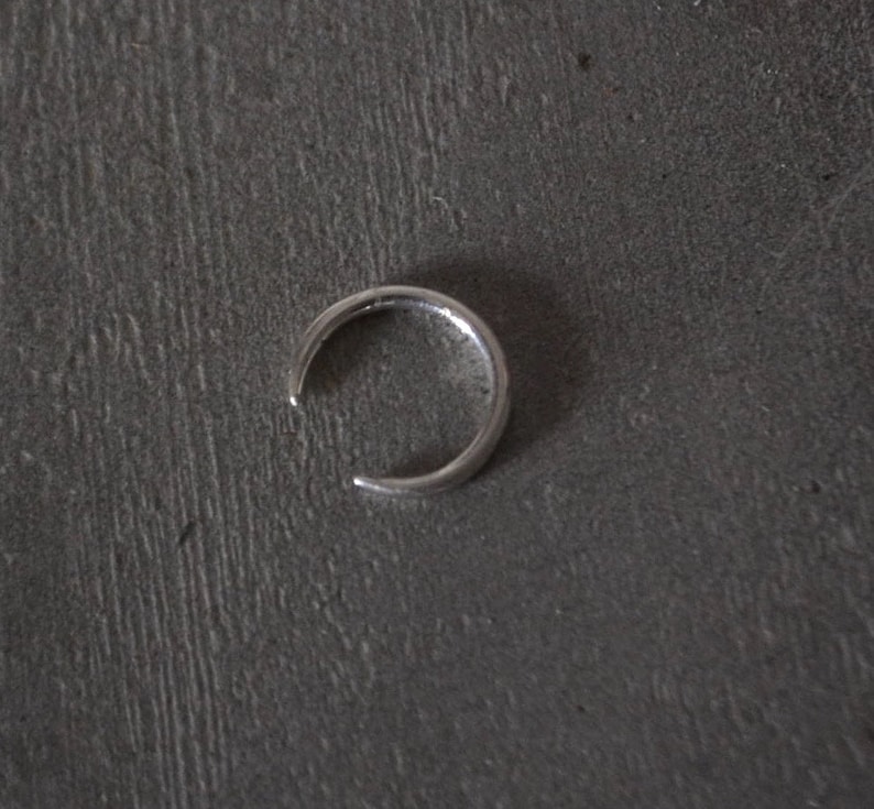 Open Septum Nose Ring, Sterling Septum Ring, Sterling Silver Septum ...
