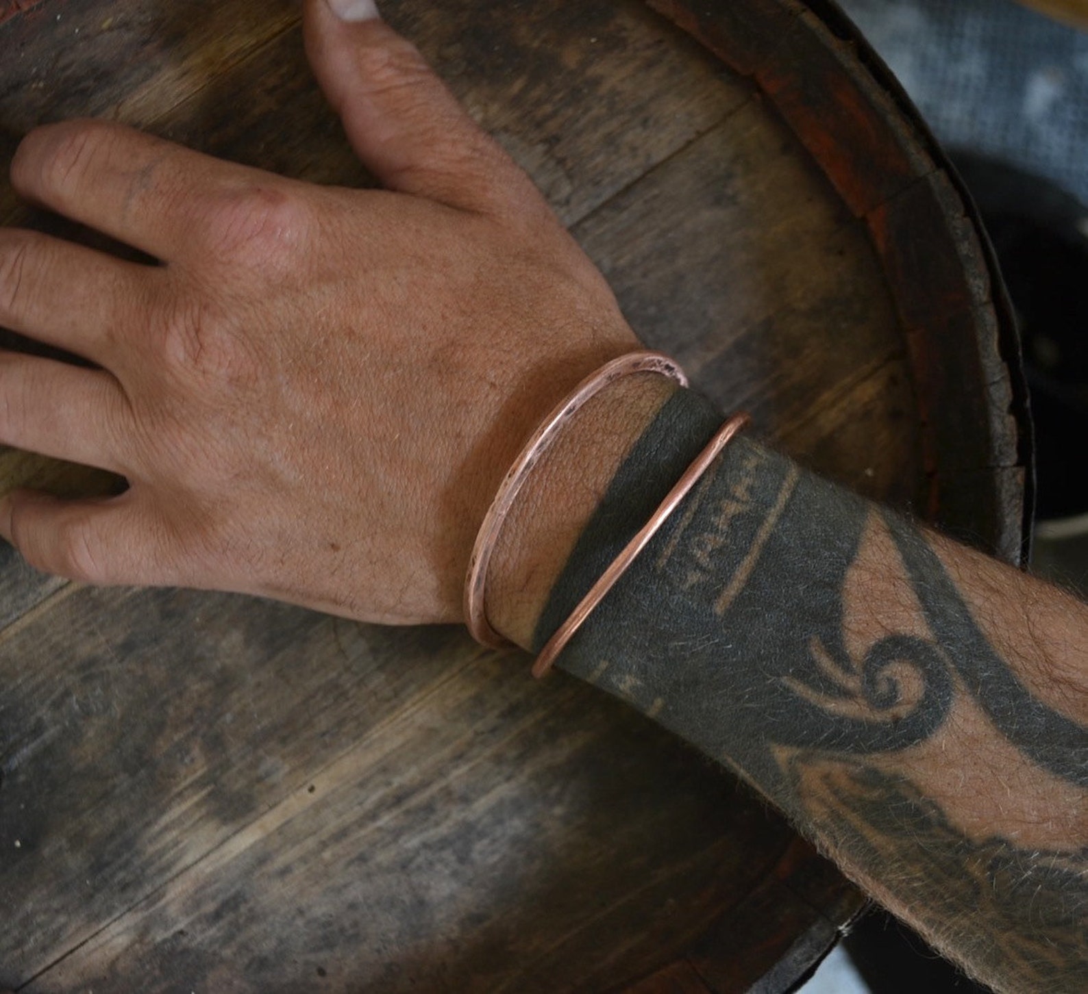 Men's Copper Bracelet, Simple Copper Bracelet, Mens Copper Bracelet ...