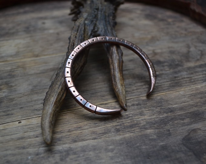 Copper Men's Bracelet, Rustic Bracelet, Men's Bracelet, Hammered Copper ...