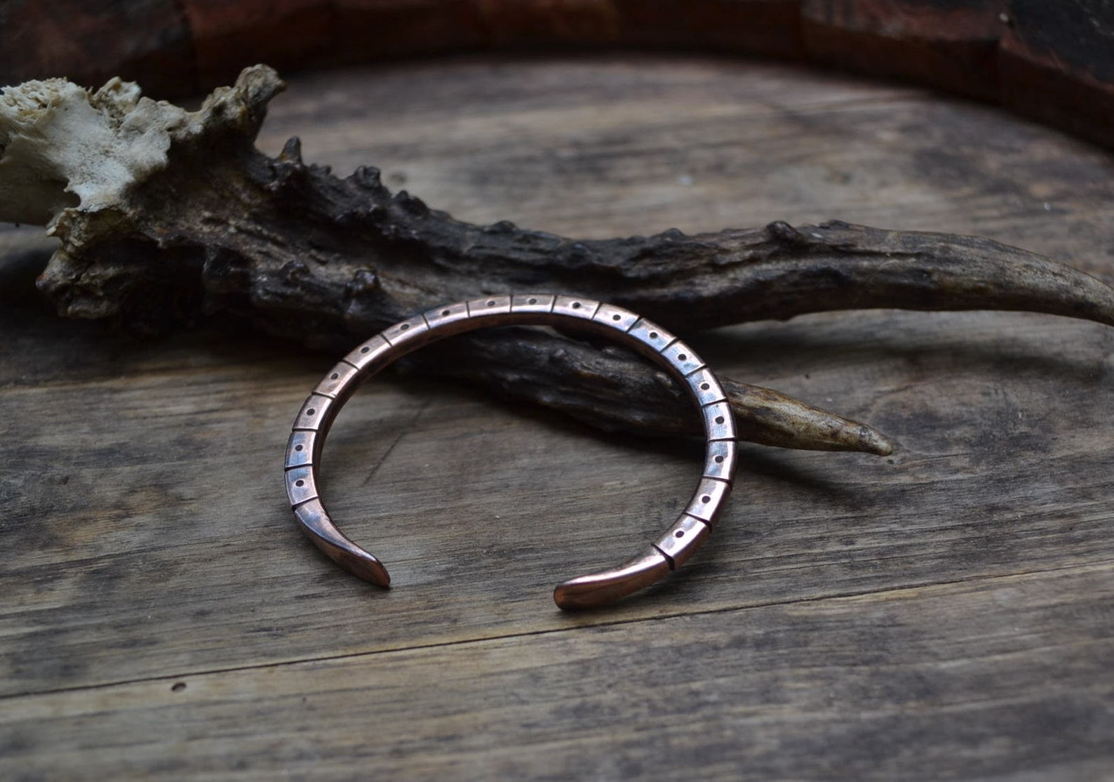 Copper Men's Bracelet Rustic Bracelet Men's - Etsy