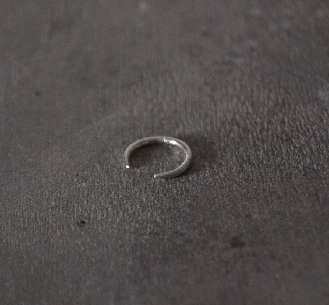 Open Septum Nose Ring, Sterling Septum Ring, Sterling Silver Septum ...
