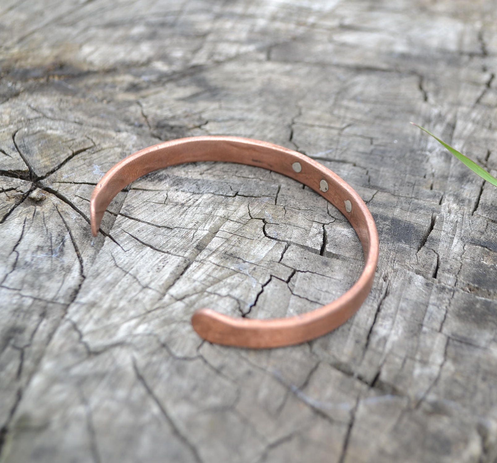 Men Copper Bracelet, Men Copper Jewelry, Copper and Sterling Bracelet ...