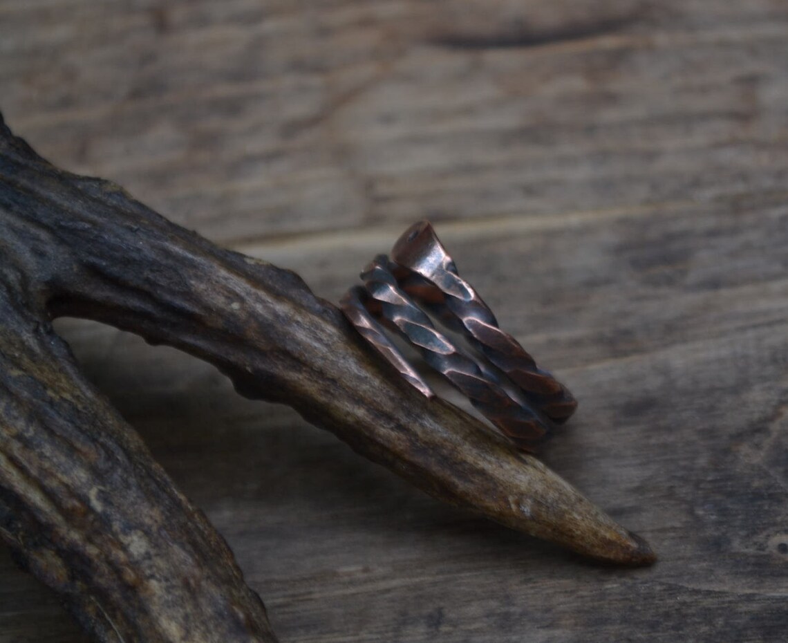 Snake ring hand forged snake ring serpent ring torc ring | Etsy