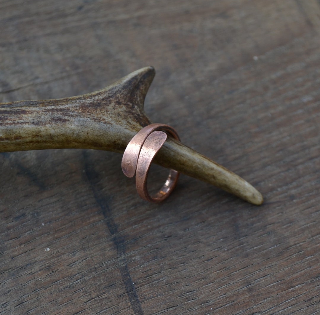 Copper Ring, Simple Copper Ring, Adjustable Copper Ring, Women's Copper ...