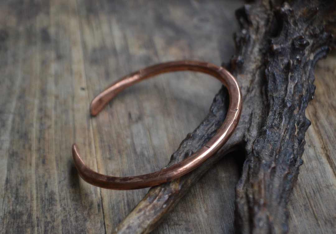 Men's Copper Bracelet, Simple Copper Bracelet, Mens Copper Bracelet ...