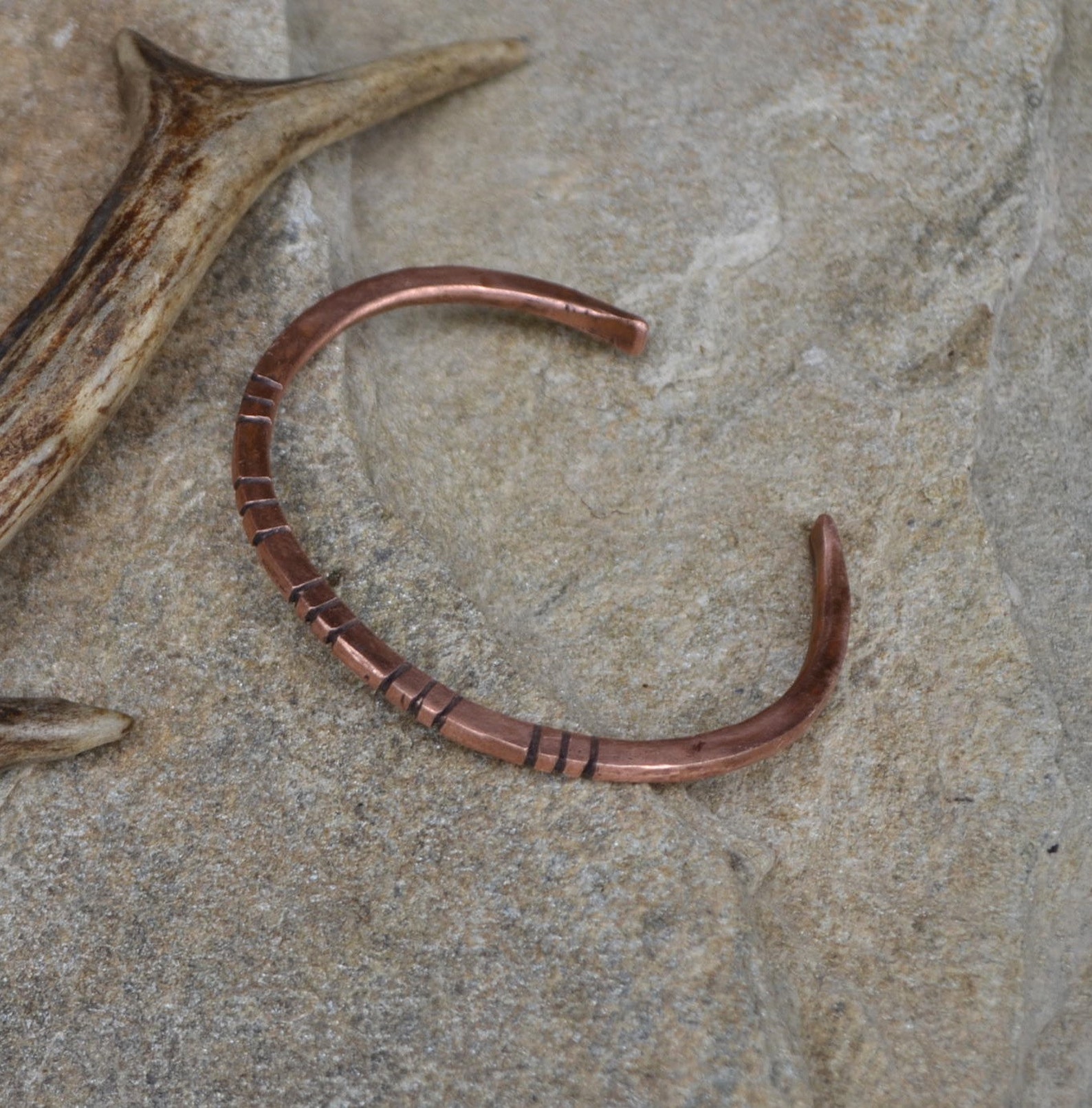 Men's Rustic Copper Bracelet Men's Copper Bangle Men - Etsy