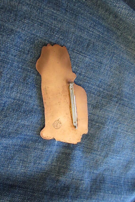 Large "Designs from the Deep" Vintage Copper Pontiac… - Gem