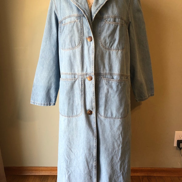 Denim Duster - Etsy