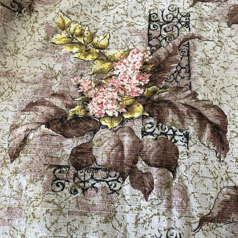 Vintage Bark Cloth - Etsy