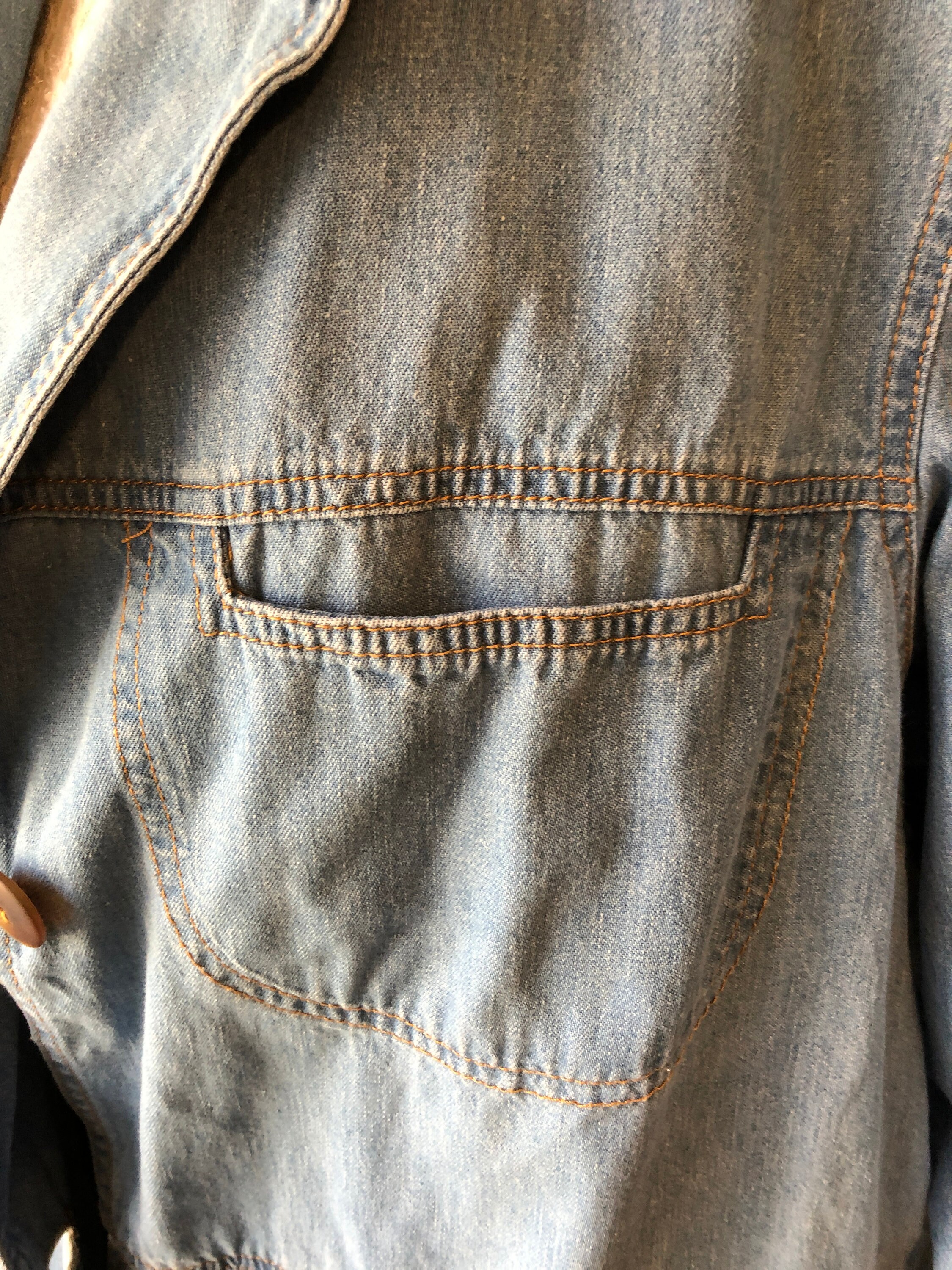 Women's 1990s Vintage Blue Denim Duster Full Length Long - Etsy