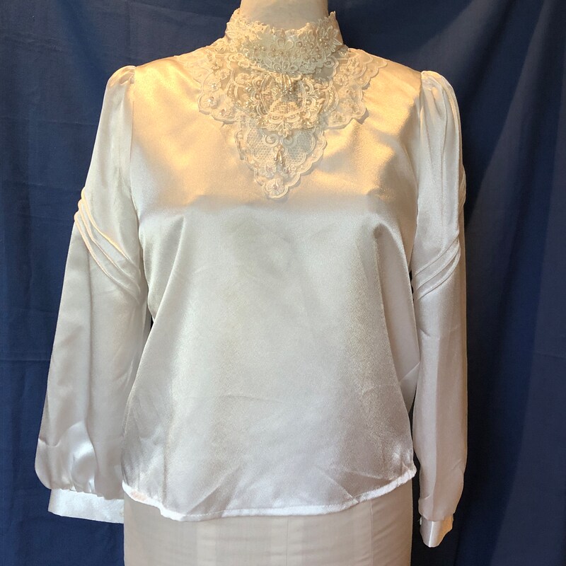 High Collar Blouse - Etsy