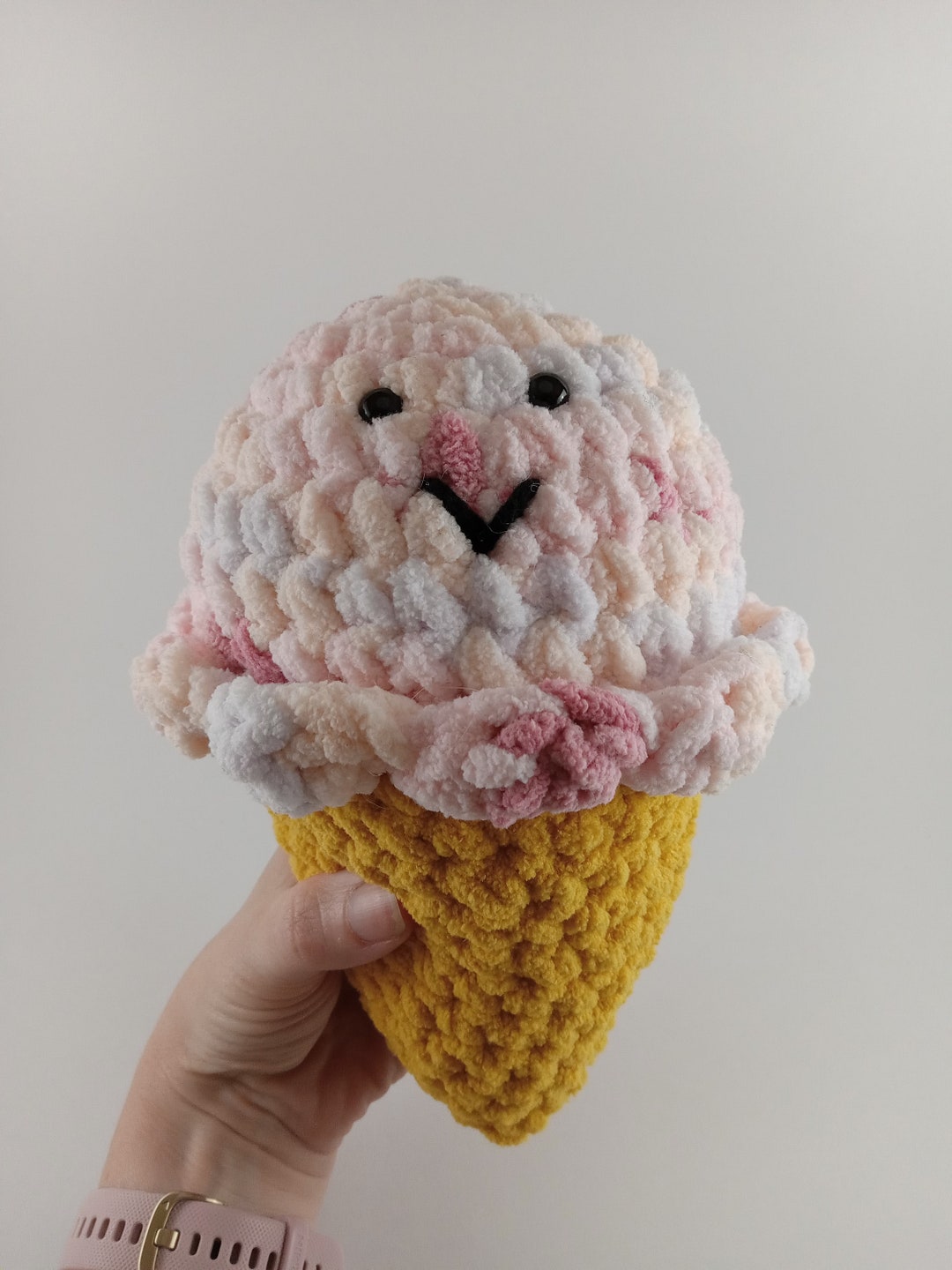 Ice Cream Cone Plush - Etsy