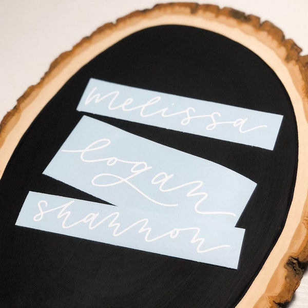 Monogram Vinyl Decal - Etsy