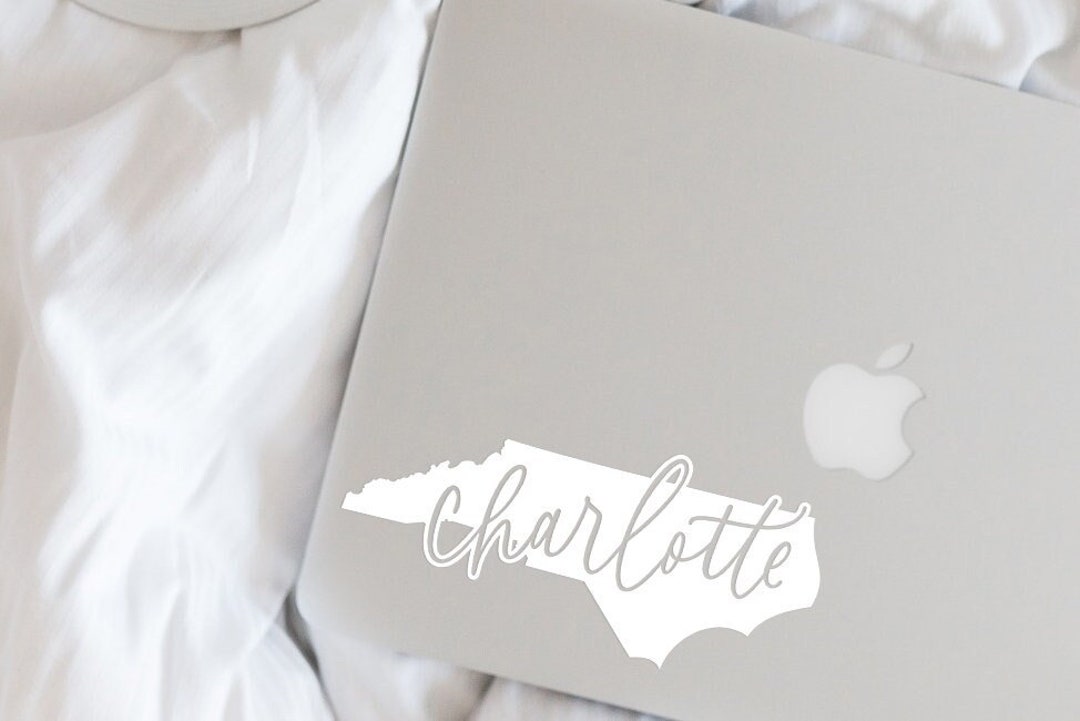 Charlotte North Carolina Decal - Waterproof Vinyl Sticker, Original ...