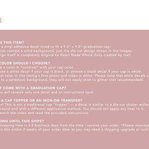 I Cried a Lot but I Was so Productive Graduation Cap Vinyl Decal ...