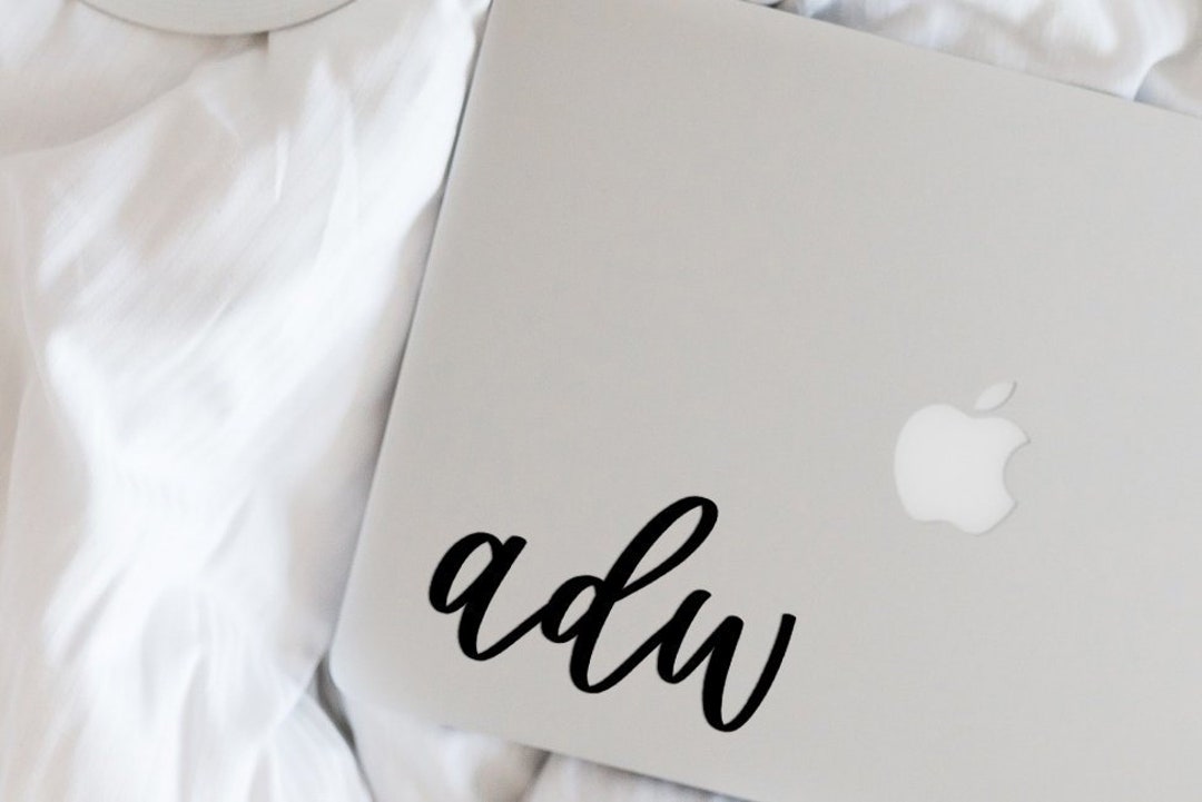 Modern Calligraphy Custom Name Decal, Thick/thin Lowercase Style, Hand ...