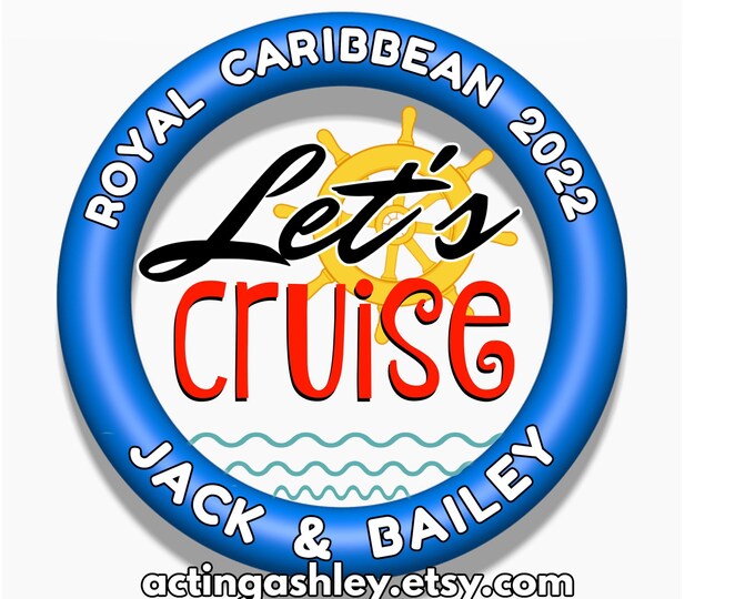Let's Cruise Personalized Cruise Door Magnet - Etsy