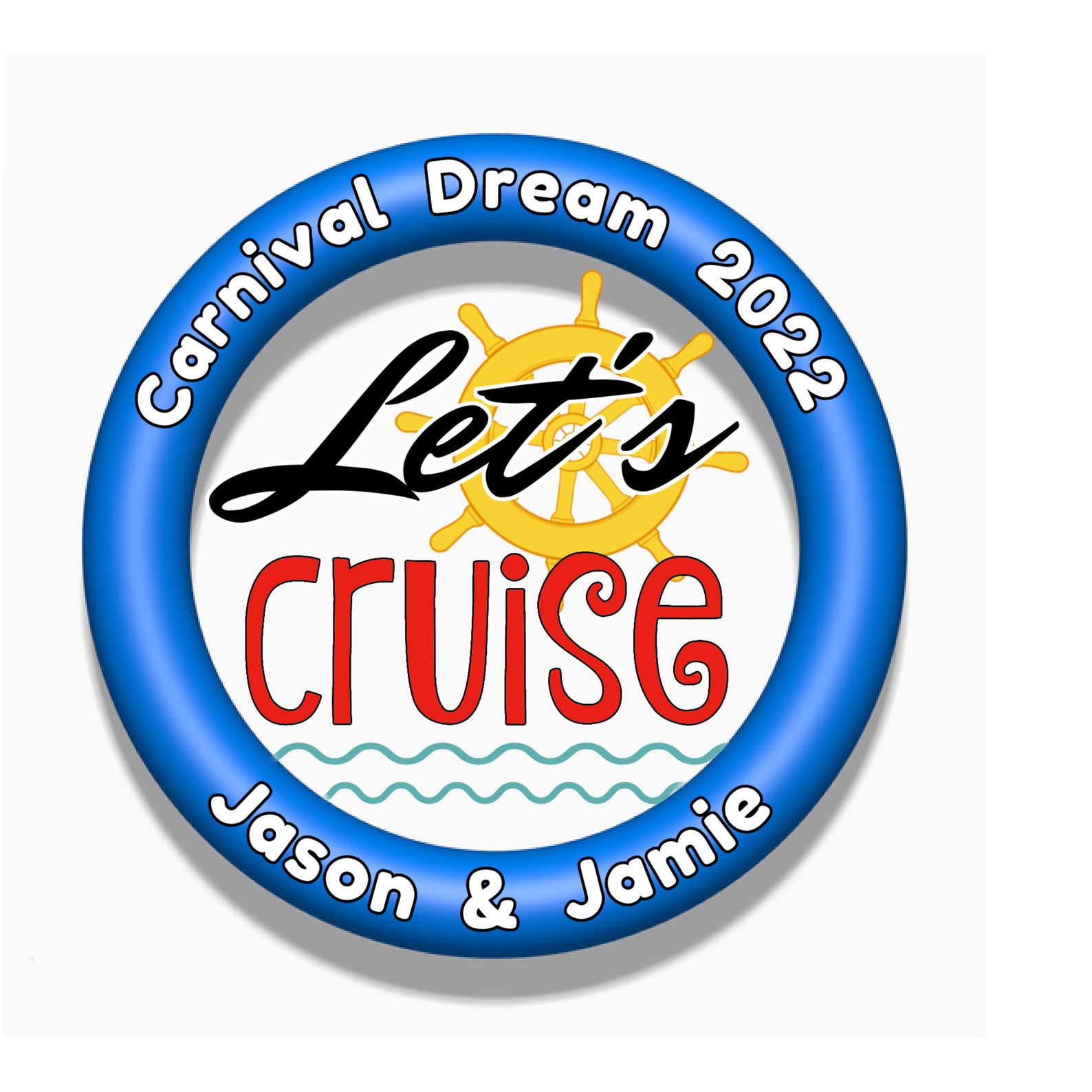 Let's Cruise Personalized Cruise Door Magnet - Etsy