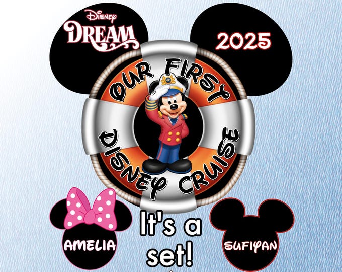 Our First Disney Cruise Door Magnet Set - Etsy