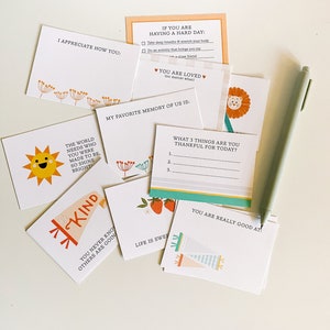 Mini Memos Lunchbox Notes | Cute Notes for Children | Printable Back to ...
