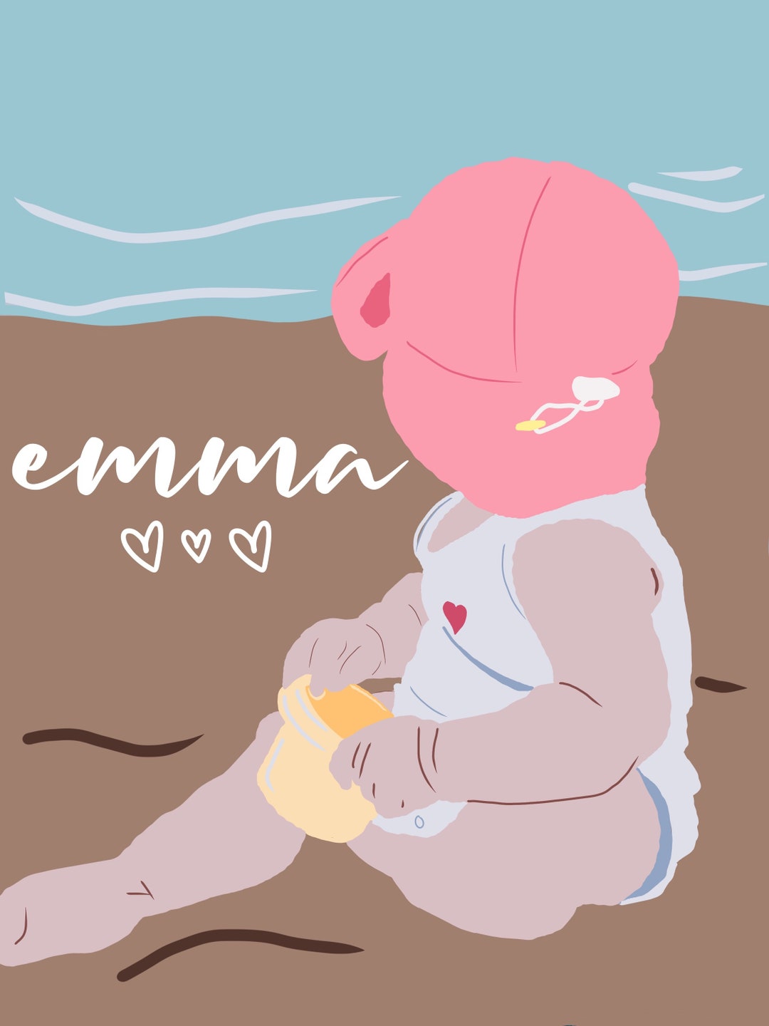 Custom Digital Portrait Etsy