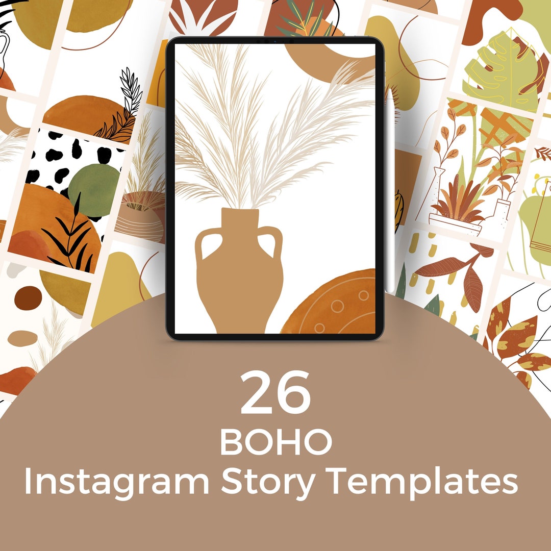 26 Boho Instagram Story Template Instagram Highlights Terracotta ...